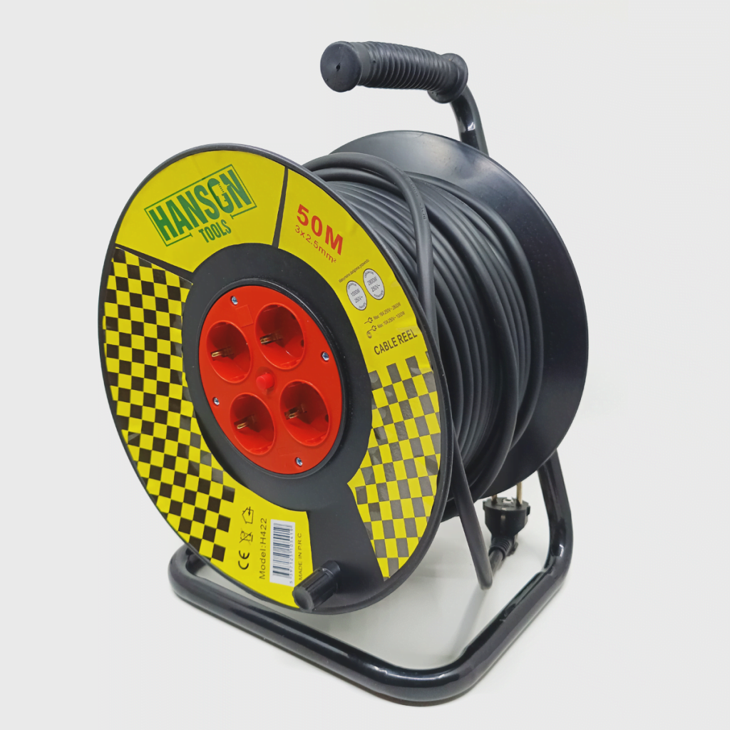 HANSON PROFESIONALNI PRODUŽNI KABEL NA MOTALICI 50m 3 x 2.5mm - E-SHOP ...