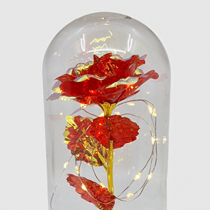 LED RUŽA U STAKLENOJ KUPOLI - E-SHOP HRVATSKA