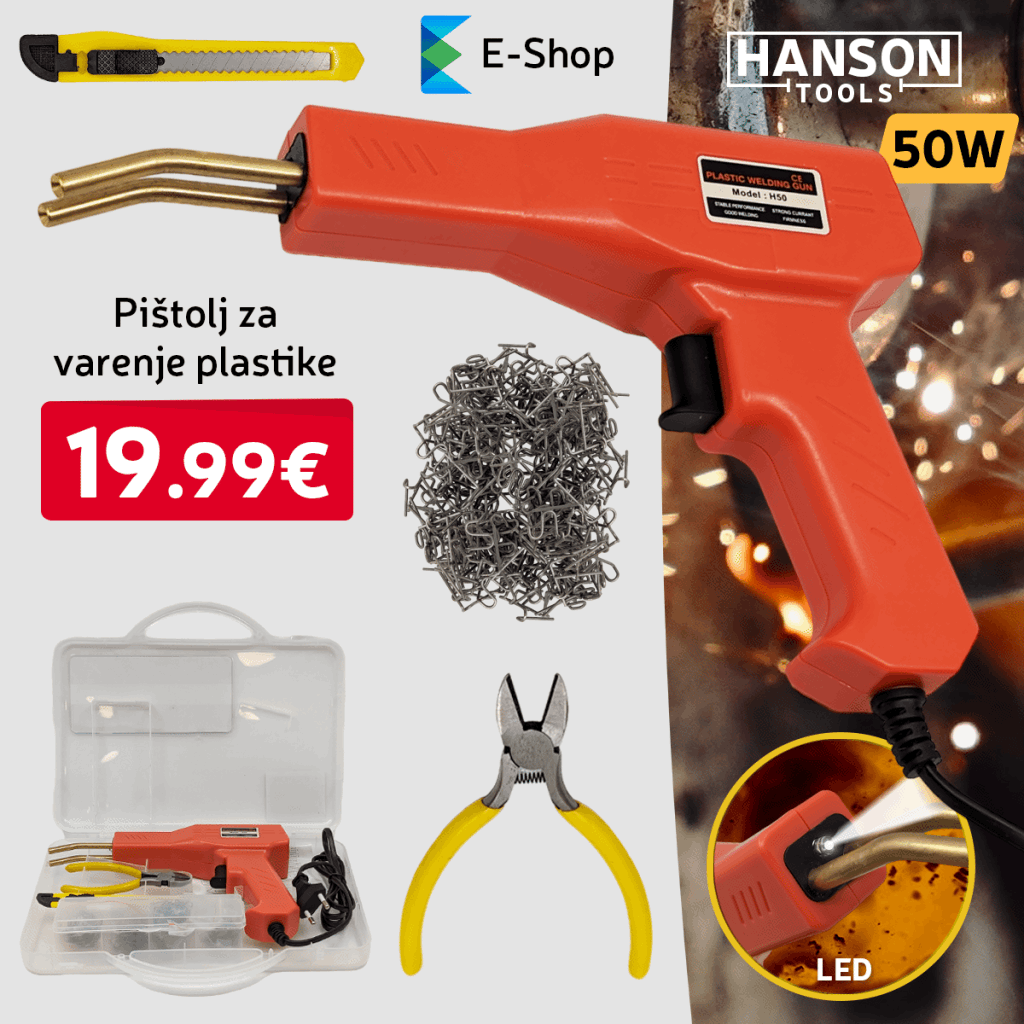 HANSON PIŠTOLJ ZA VARENJE PLASTIKE - E-SHOP HRVATSKA