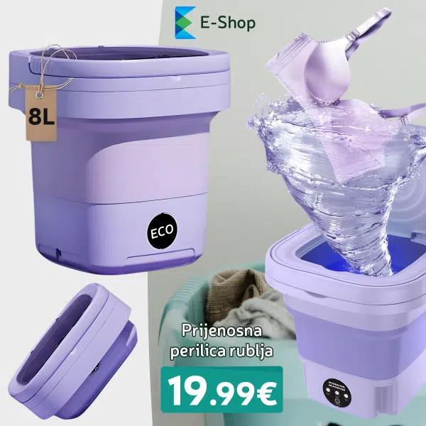 Prijenosna Perilica Rublja - E-SHOP HRVATSKA